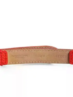 Dolce & Gabbana Floral-detail Chain-link Belt