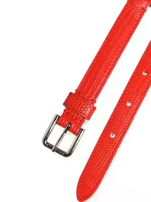 Dolce & Gabbana Floral-detail Chain-link Belt