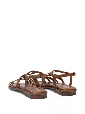 PONS QUINTANA Woven Leather Sandals