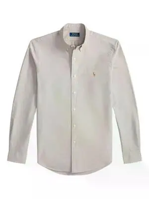 Polo Ralph Lauren Embroidered-logo Shirt - Neutrals