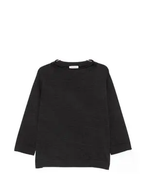 Liviana Conti Boat-neck Sweater - Grey