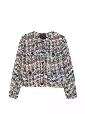 Missoni Zigzag Knit Jacket - Neutrals