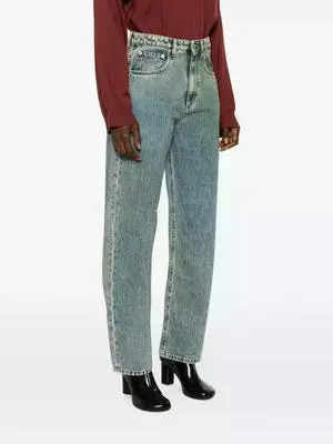 Erika Cavallini Acid-wash Jeans