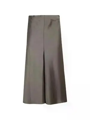 Brunello Cucinelli Satin-finish Maxi Skirt - Green