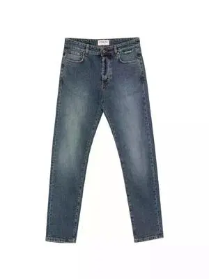 Iceberg Logo-plaque Straight-leg Jeans - Blue