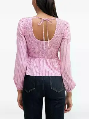 Marc O'polo Shirred Striped Blouse