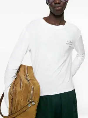 Acne Studios Distressed Logo T-shirt