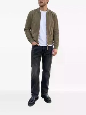 ALLSAINTS Morten Suede Bomber Jacket