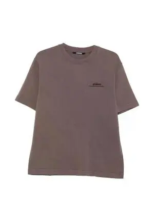 Jacquemus Gros Grain T-shirt - Brown