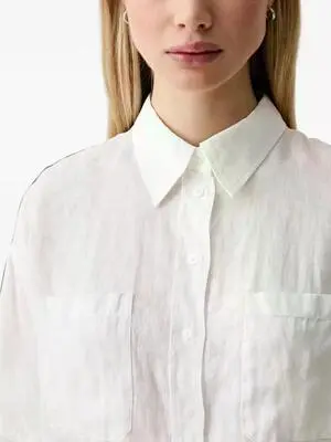 BENETTON Patch-pocket Linen Shirt