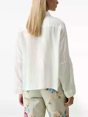 BENETTON Patch-pocket Linen Shirt