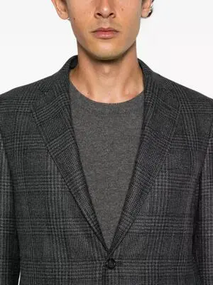 Canali Prince Of Wales Check Blazer