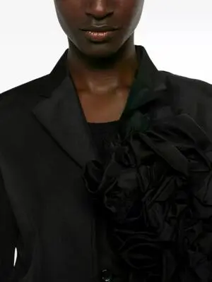 Comme Des Garçons Flower-detail Blazer