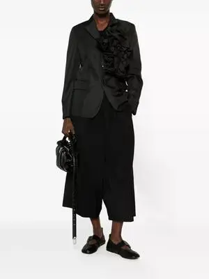 Comme Des Garçons Flower-detail Blazer