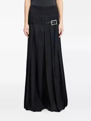 ANN DEMEULEMEESTER Belted Pleated Trousers