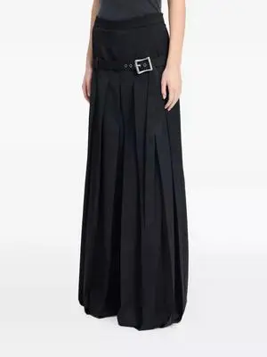 ANN DEMEULEMEESTER Belted Pleated Trousers