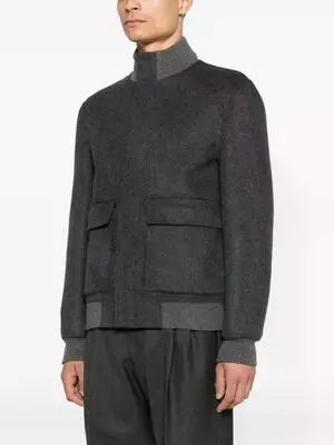 Brunello Cucinelli Panelled High-neck Jacket