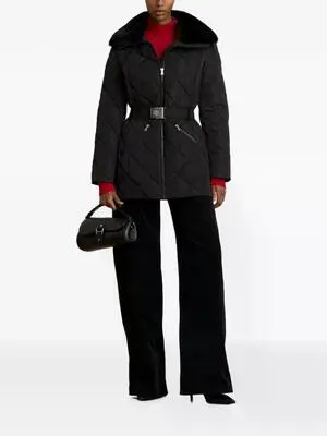 Ralph Lauren Quilted Belted Coat