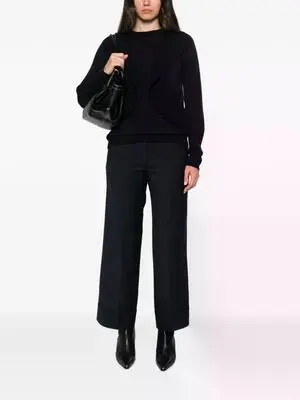 Liviana Conti Ruffled Long-sleeve Sweater