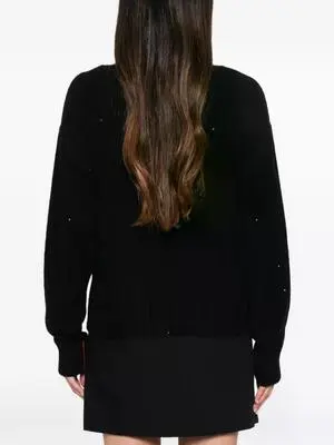 Liviana Conti Sequin-embellished Boat-neck Sweater