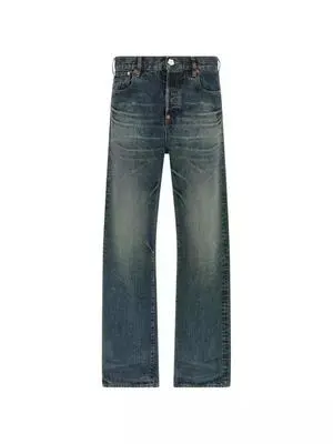Kenzo Boke Flower Button Jeans - Blue