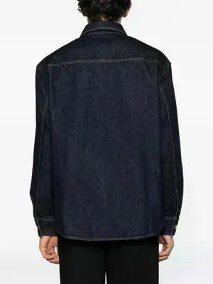 Casablanca Logo-embroidered Denim Shirt