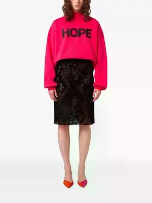 MSGM Floral-lace Mini Skirt