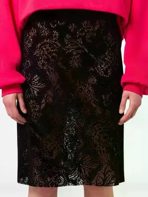 MSGM Floral-lace Mini Skirt