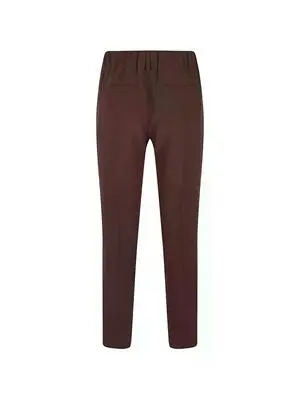 Brunello Cucinelli Pleated Tapered Trousers - Brown