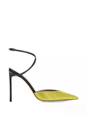 TOM FORD Crystal-embellished Leather Pumps