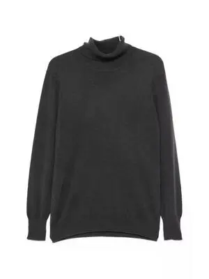 LEMAIRE Turtleneck Ribbed-trim Sweater - Grey