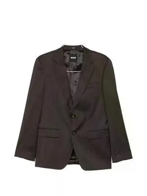 BOSS Micro-patterned Two-piece Suit - Brown