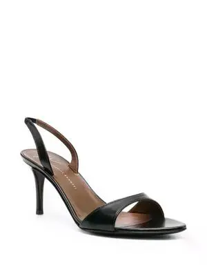 GIUSEPPE ZANOTTI Slingback Sandals - Black