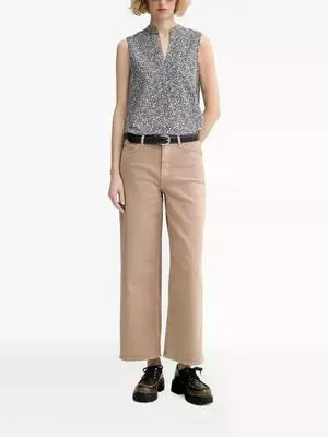 Marc O'polo Butterfly-print Sleeveless Top