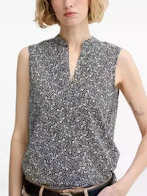 Marc O'polo Butterfly-print Sleeveless Top