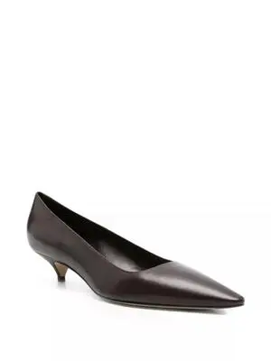 THE ROW Liisa Pointed-toe Leather Pumps