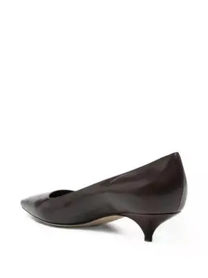 THE ROW Liisa Pointed-toe Leather Pumps