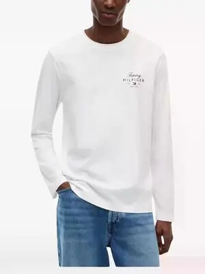 Tommy Hilfiger Logo-print Long-sleeve T-shirt