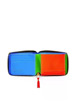 Comme Des Garçons Super Fluo Leather Wallet - Green