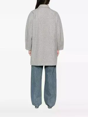 Liviana Conti Herringbone-pattern Coat