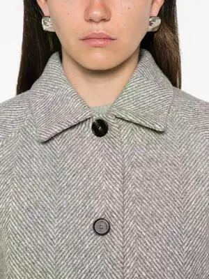 Liviana Conti Herringbone-pattern Coat