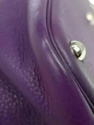 Hermès 2011 Taurillon Bolide Shoulder Bag - Purple