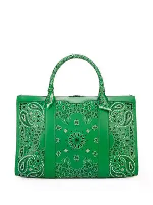 Amiri Bandana Weekender Bag - Green