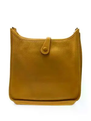 Hermès 2008 Gm Taurillon Evelyne Shoulder Bag - Yellow