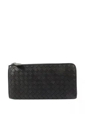 Bottega Veneta Leather Wallet - Black