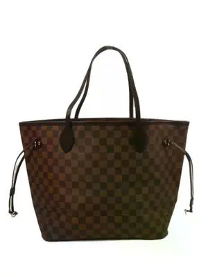 LOUIS VUITTON Neverfull Mm Damier Ebene Tote Bag - Brown