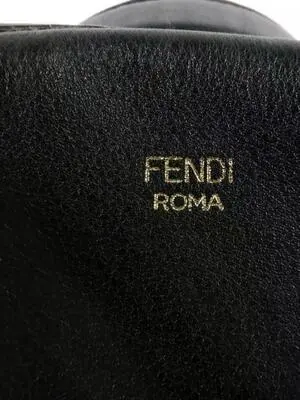 Fendi Studded Logo-print Tote Bag
