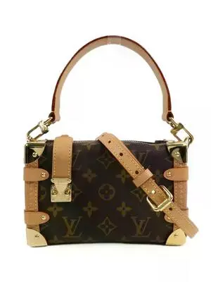 LOUIS VUITTON Pm Side Trunk Monogram Tote Bag - Brown