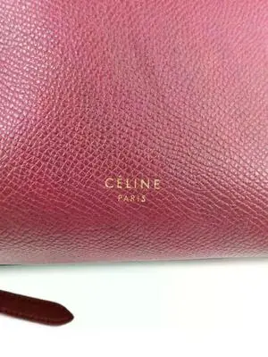 Celine Micro Belt Tote Bag - Red