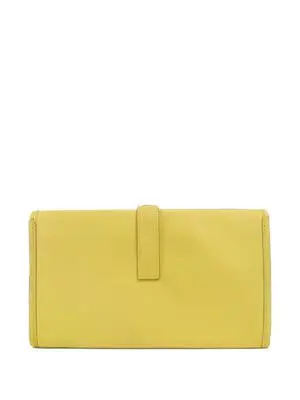 Hermès 2015 Jige Duo Clutch Bag - Yellow